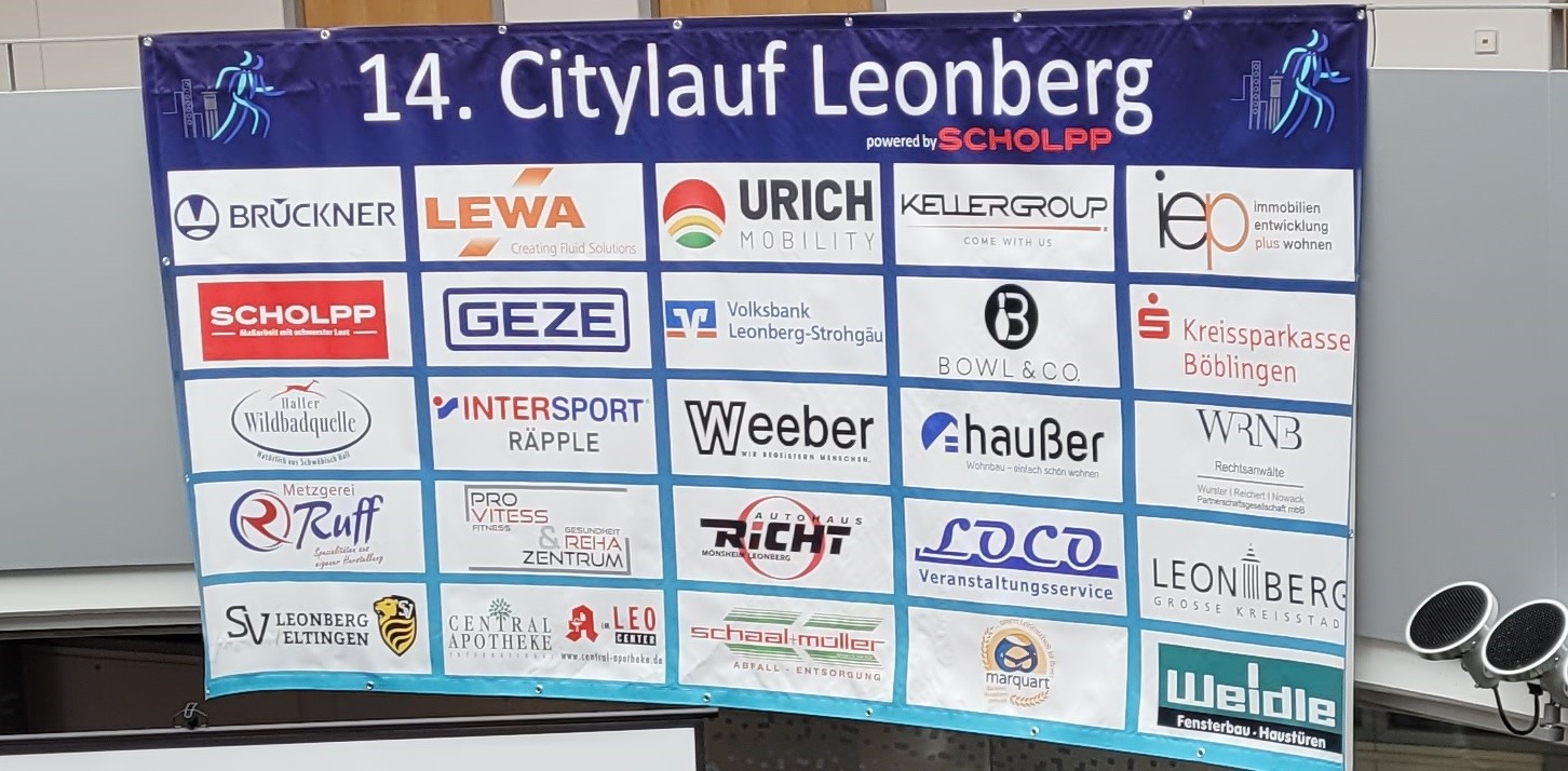 Citylauf Leonberg - Abschlussveranstaltung - Atrio Leonberg